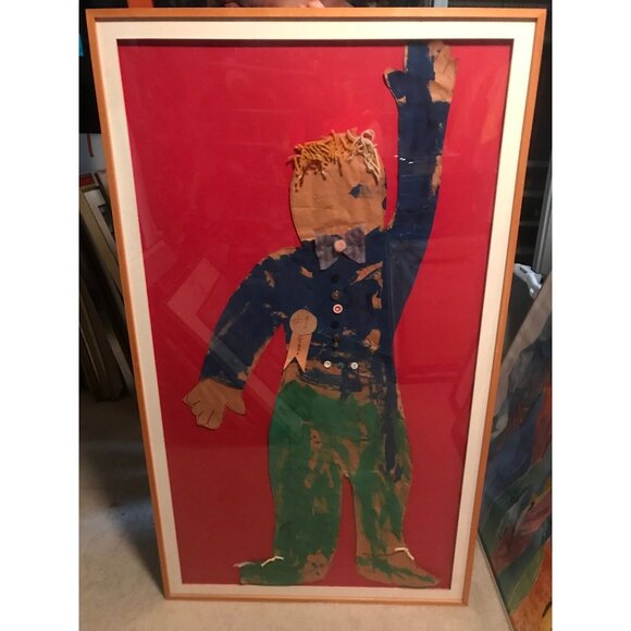 Art | Vintage Full Body Size Collage Cut Out Work Of Art 1 Grant Large ...